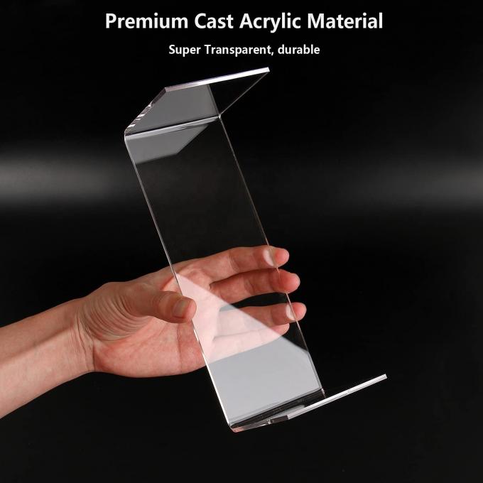 2 Inch 12 Inch Square Acrylic Riser Displays Nesting Clear Display Stand