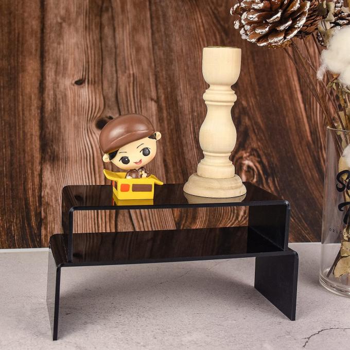 2 Inch 12 Inch Square Acrylic Riser Displays Nesting Clear Display Stand